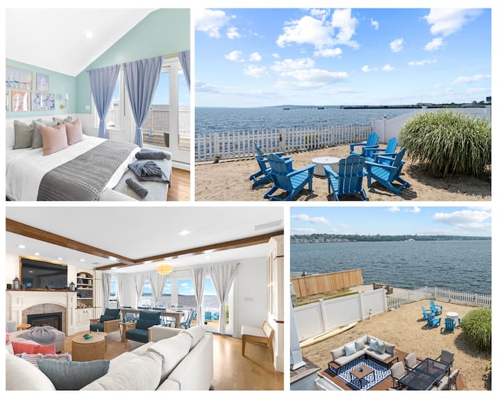 Your Summer Oasis | Oceanfront Views & Fire Pit - Fall River, MA