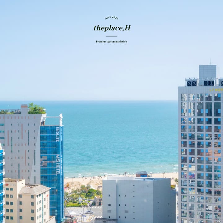 Theplace.h-02 > 1bed | 고층 테라스 오션뷰 | 2-3인 - Busan