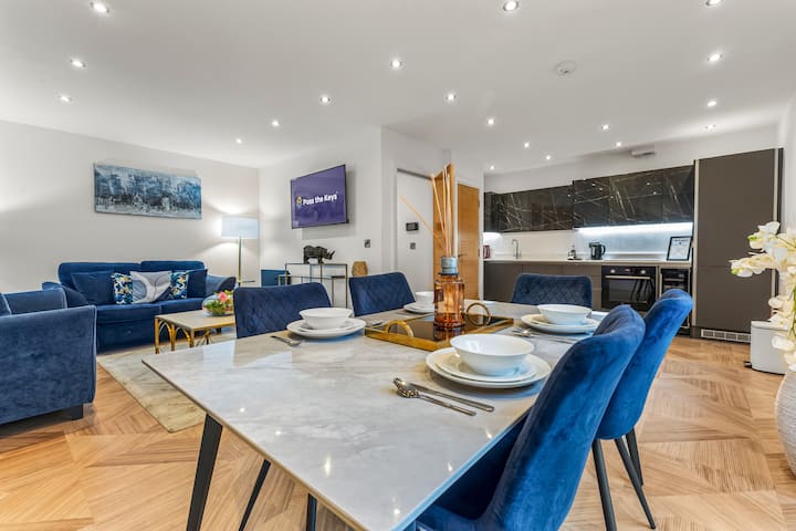 Luxury Apartment 7 Mins Walk To Salford Central - Manchester