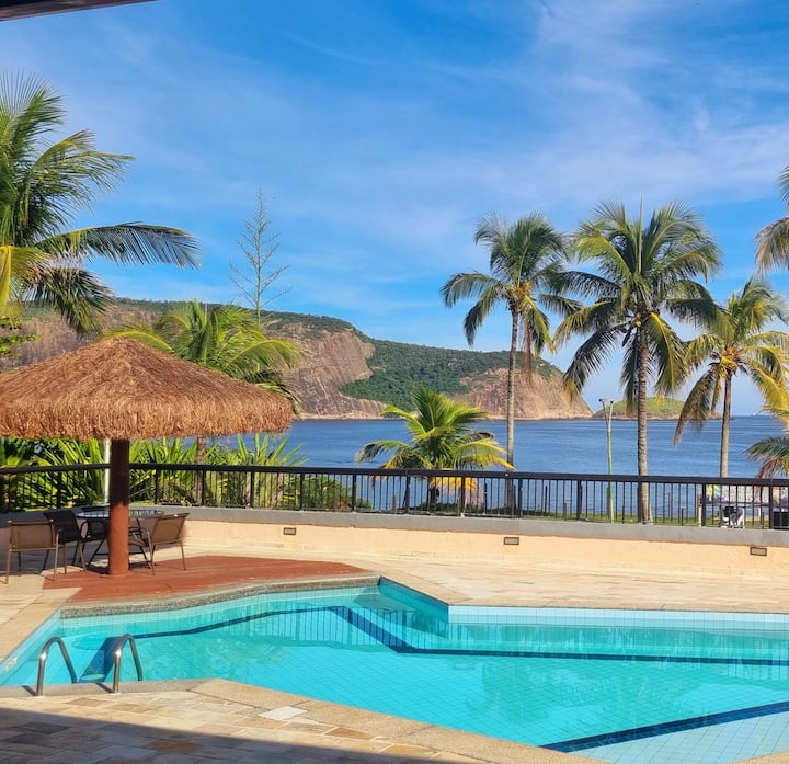 Casa Cond Ocean House Camboinhas Pé Na Areia 4qts - Niterói