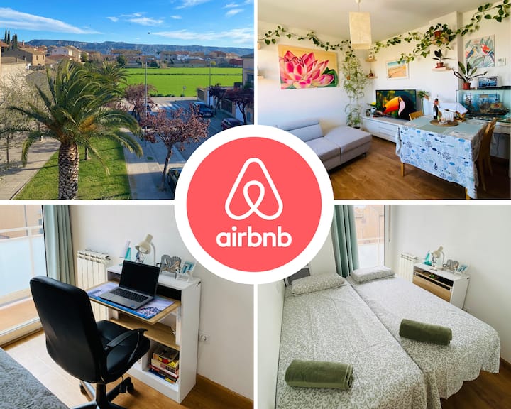 Habitación Con Vista A Las Montañas En Piso Nuevo. - Espagne