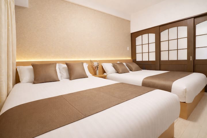 大阪市中心超便利热门房源,  心斎橋道顿堀、日本桥，黑门市场徒步即可到达。超市便利店步行1分钟 - Osaka