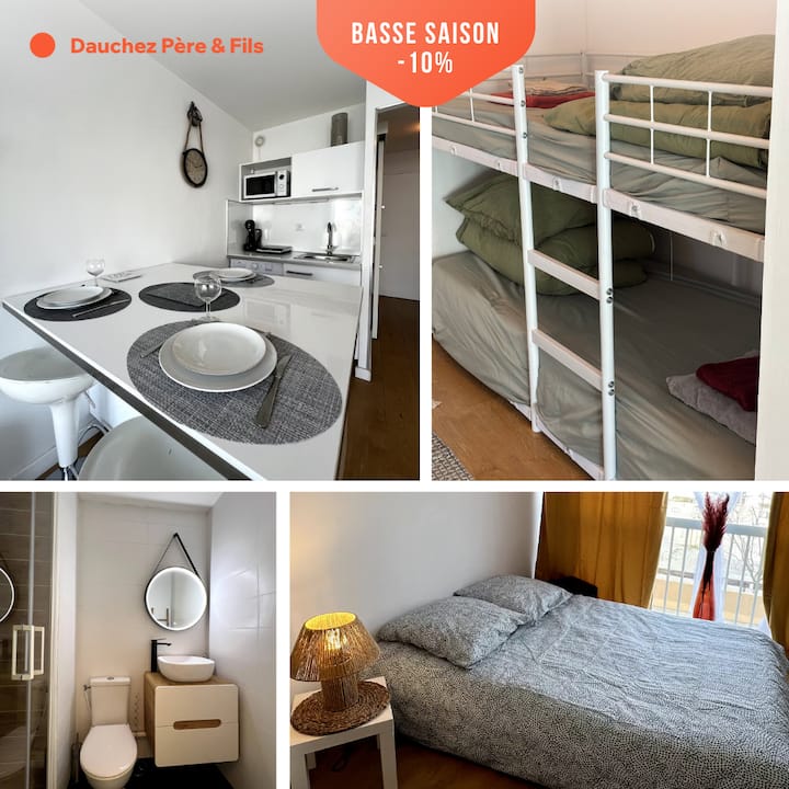 -10% Studio Rénové - Proche Mer Et Seaquarium - Le Grau-du-Roi