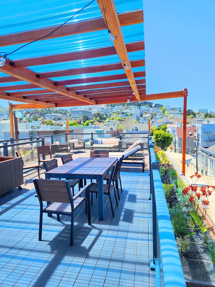 Glorious Victorian Room With Roof Deck - San Francisco, CA