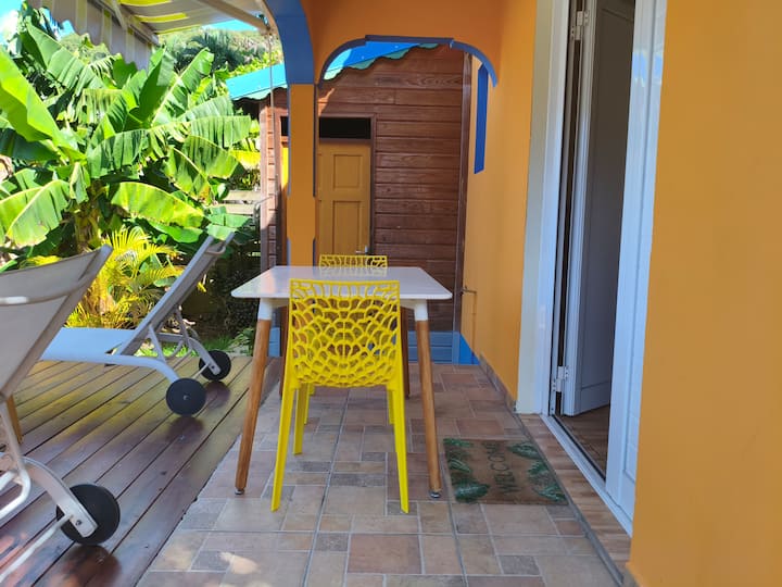 Bungalow
 Logement  Charmant Et Agréable. - Deshaies