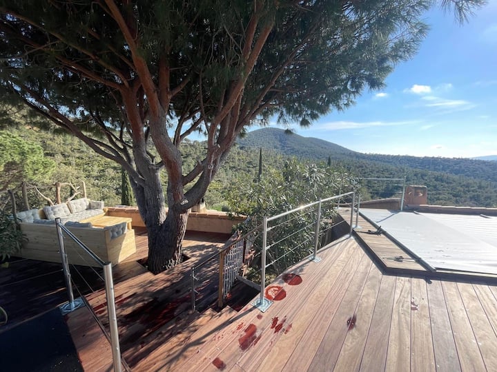 Quiétude Panoramique Proche Mer - La Londe-les-Maures