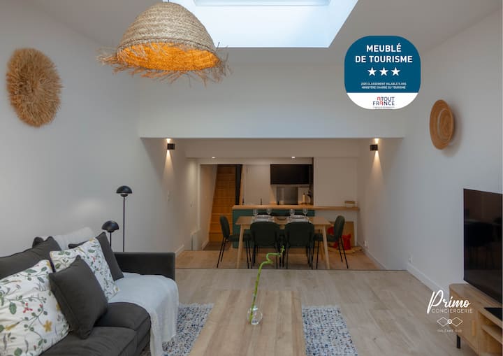 La Maison Scandi-loire - 3 Chambres Avec Garage - Orléans