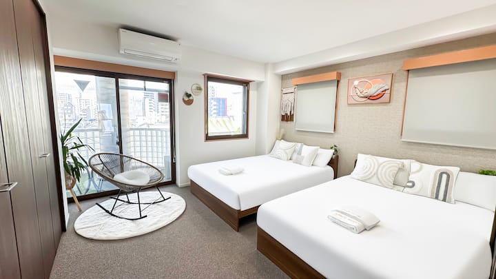 京セラドームすぐ目の前！Ev付き！神戸＆奈良直通/難波2駅5分/心斎橋3駅5分/usj 3駅7分 - Japan