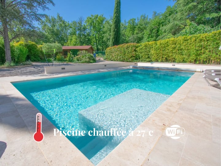 Moun Pantaï, 150m², Piscine Chauffée, Ac, 10per. - Fayence