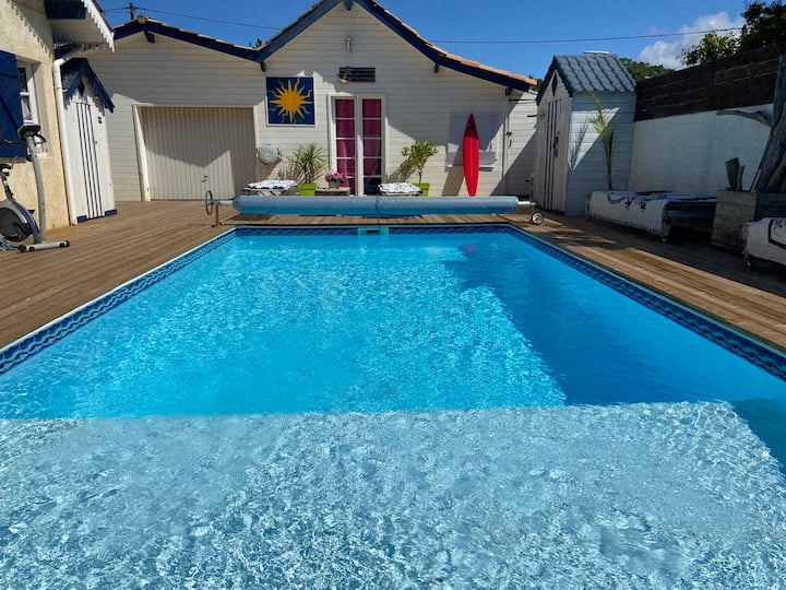 Maison 300m Plage Piscine +Spa - Vendays-Montalivet