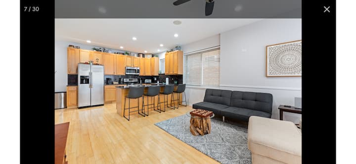 Chicago Addison St: 3 Bed/3 Bath Condo W/parking - Aéroport O'Hare de Chicago (ORD)