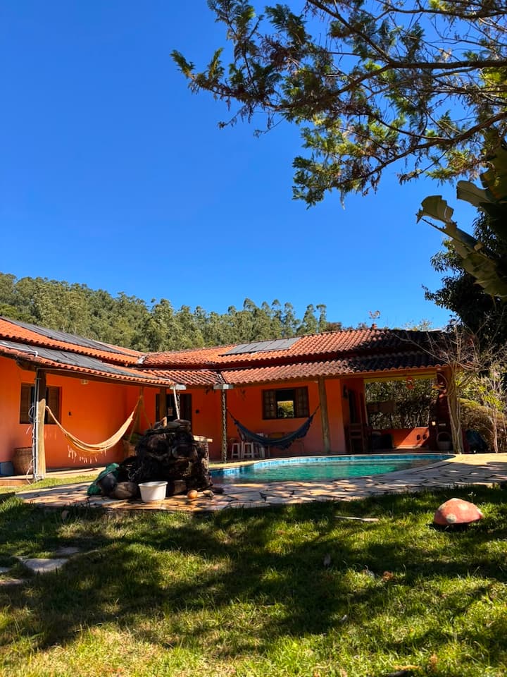 Country House With Pool And River - Brasil