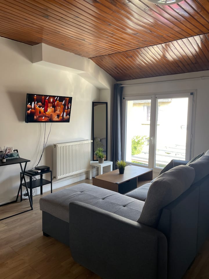 Appartement Cosy Style Loft Calme Et Tout Confort - Bobigny