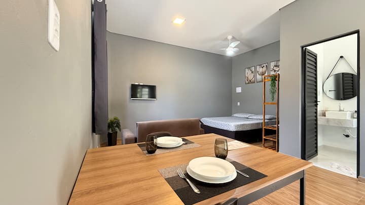 Studio209, Prático E Moderno Ideal Para Casais. - Ubatuba