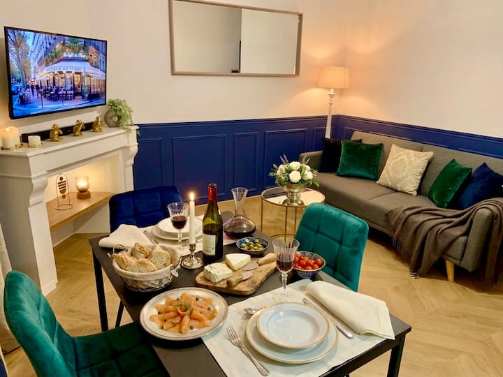 Le Saphir – Chic & Calme | 2 Min Gare, Fibre, Clim - Perpignan