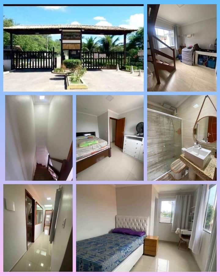 Flat 3 Quartos Privados Em Cdm Fechado P/ Família - Arraial do Cabo