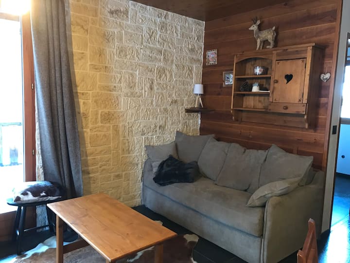 T2 Bas De Chalet Avec Jardin - Serre Chevalier