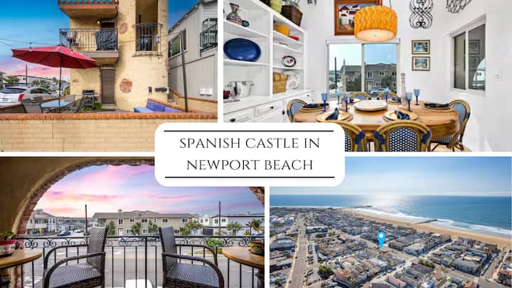 Spanish Castle In Newport -Steps To The Sand/store - Newport Beach, CA
