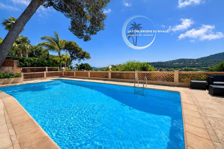 Villa Le Sud • Piscine • Vue Dégagée Et Aperçu Mer - Giens