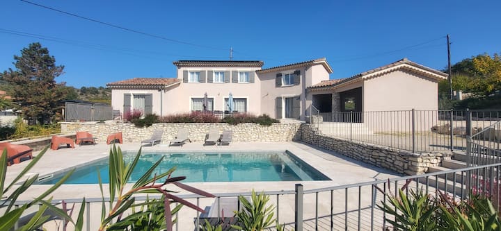L'amandier Villa Spacieuse Au Calme Piscine Privée - Francia