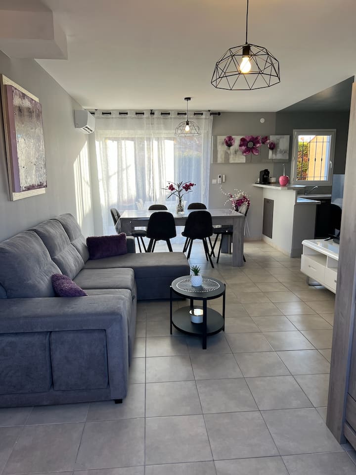 Villa En Provence 2 T3 Jardin Clos Et Spa - Gréoux-les-Bains