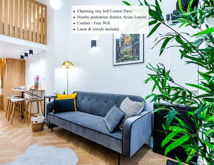 Petit Loft Proche Louvre Seine Par Homdnc - Paris