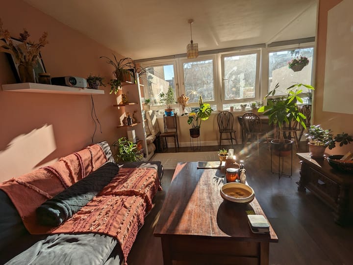 Hearty Pink Balcony Flat - Leyton