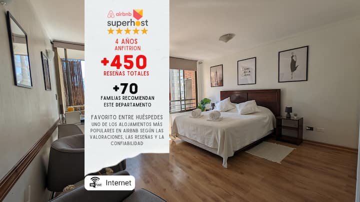 El Golf / Estudio Wifi / Parking / Metro - Cordillera