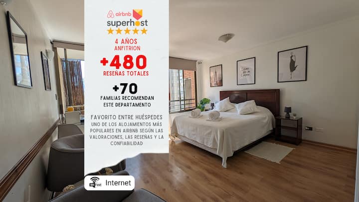 El Golf / Estudio Wifi / Parking / Metro - Las Condes