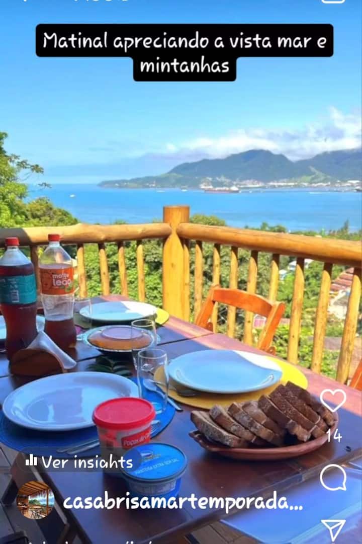 Vista Exuberante P/ Mar-perequê Centro De Ilhabela - Ilhabela