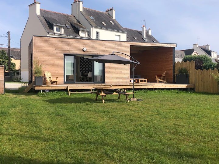 Studio Avec Pergola Sur Grand Jardin - ロリアン