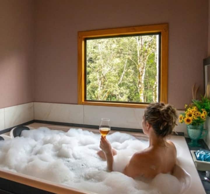 Comfort And Charm In The Serra: Fireplace And Bathtub! - Urubici