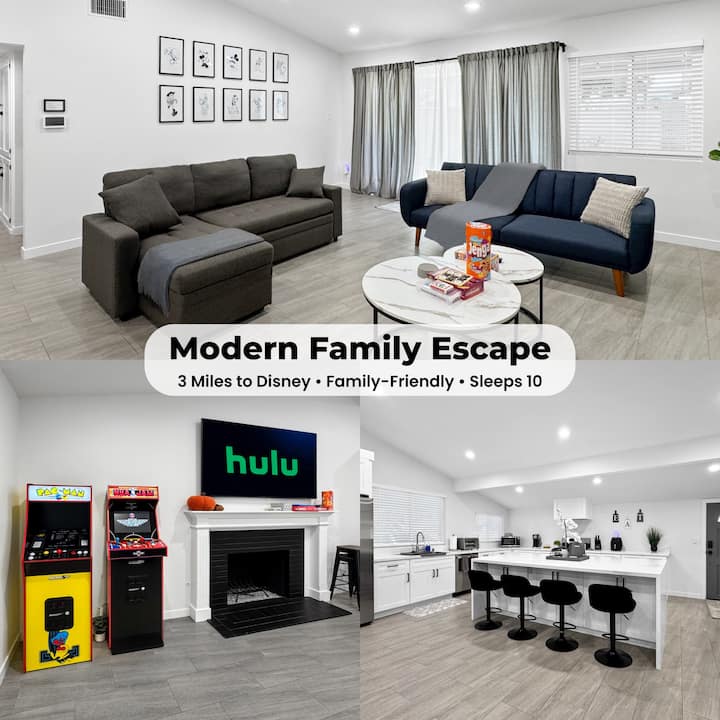 Family Getaway Near Disney & Knotts | Arcade Fun! - Anaheim, CA