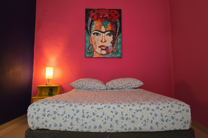 Frida Kahlo Suite • Art & Comfort Near Cenote Zaci - Valladolid