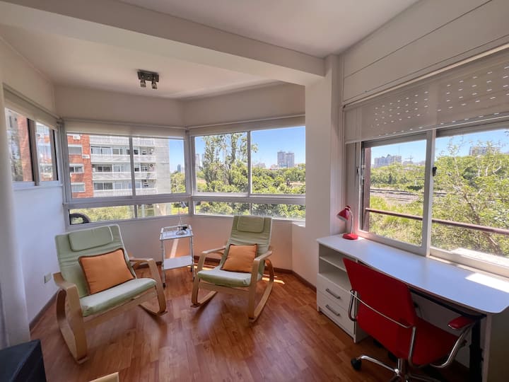Bright 1br Apt W/ Open Views In Palermo - Buenos Aires