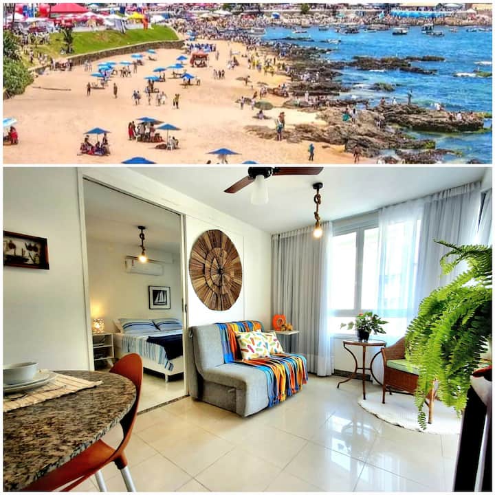 No Rio Vermelho Prático Acolhedor Ao Lado Da Praia - Rio Vermelho