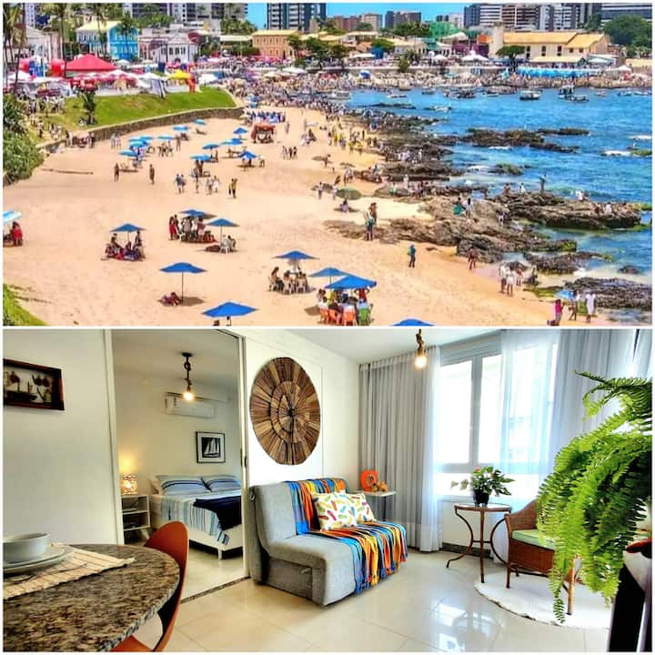 No Rio Vermelho-prático Acolhedor Ao Lado Da Praia - Salvador