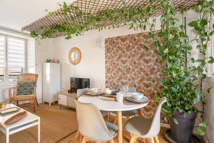 Cosy T2 - Plage Bas Sablons 2mn, Intra-muros 10mn - Grande Plage du Sillon