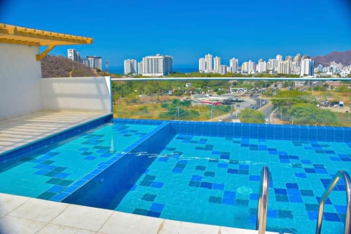 Acogedor Y Lindo Apto En Punta Gaira - Santa Marta