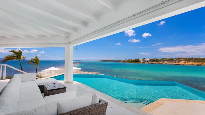 Waterfront Villa W/ Private Dock - Anguilla
