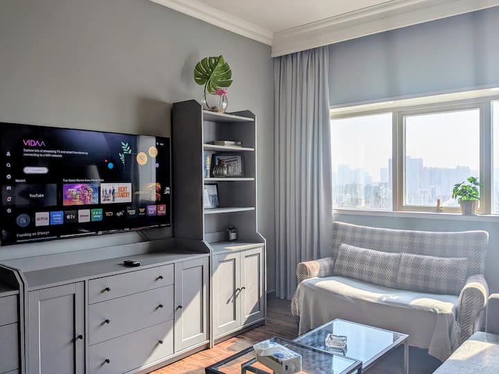 Refined 1bhk With Housekeeping (Angle Seaview) - Ajman