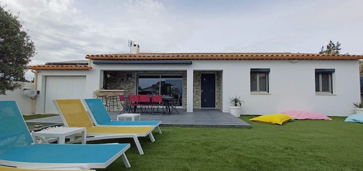 Maison Piscine Terrain De Pétanque Proche Plage - Marignane