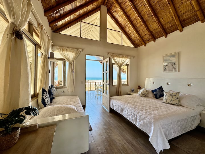 Beautiful Cabin | Ocean View Terrace • Casa Azul - Máncora