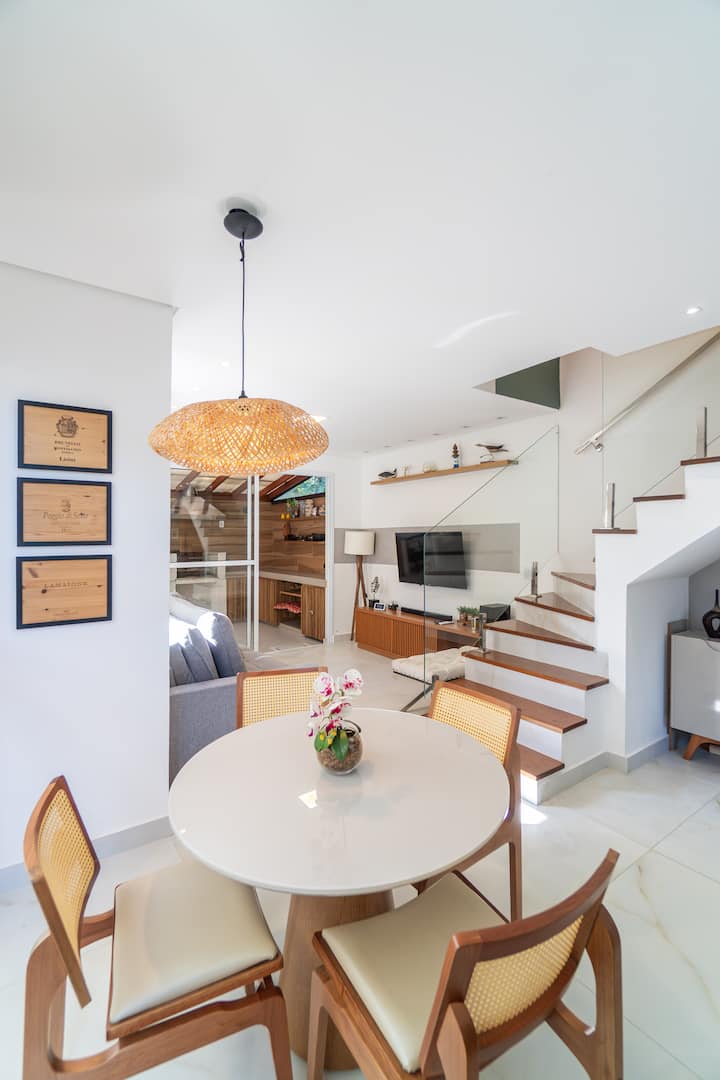 Charmosa Casa Em Condomínio A 50 Mt Da Praia - São Sebastião