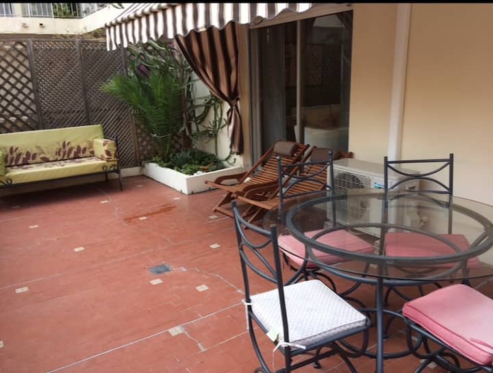 Superbe Studio Climatisé, Terrasse 23m2 - Nice
