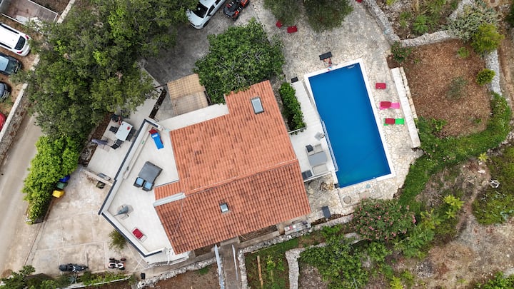 1bd Apartment With Living Area & Pool In Hvar - Stari Grad