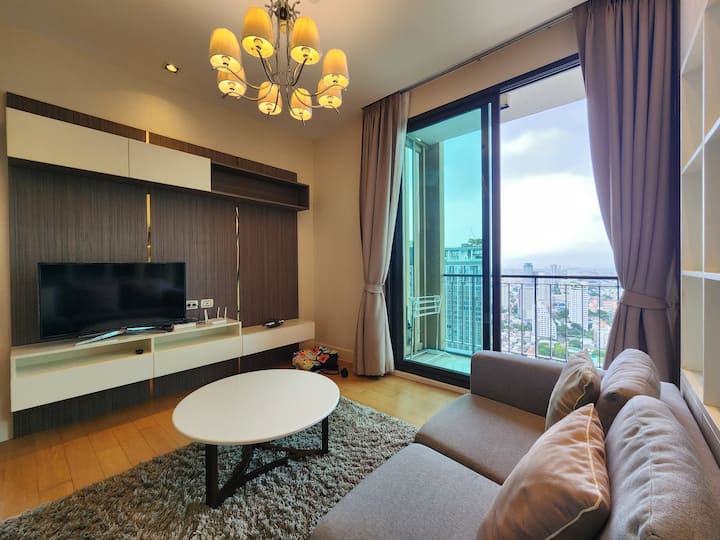 Luxurious Park View | Bts Mochit | Hi Speed Wifi - 曼谷