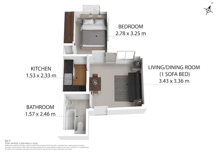 Lovely, Extremely Quiet Flat In Soho, Sleeps 3 - Soho - London