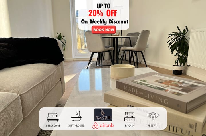 Upto20%off|7days|leisure|garden|parking|sleeps8 - Oxford