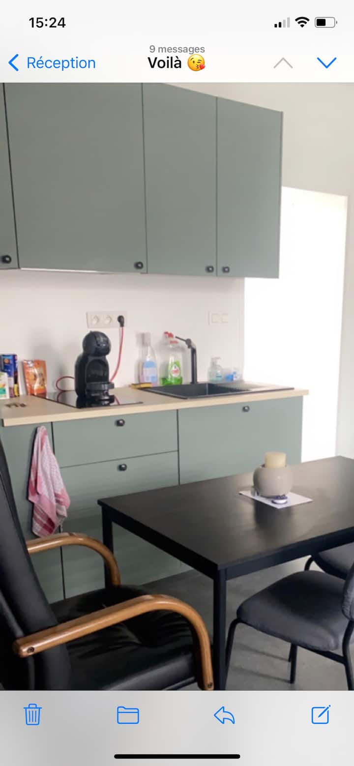 Studio Meublé ,éQuipé - Maubeuge